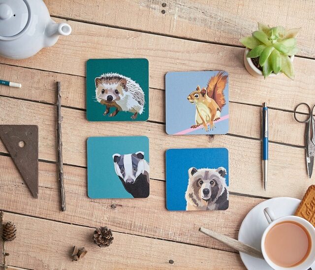 Coasters | Nature Themed Coasters - Bee Eater Gifts